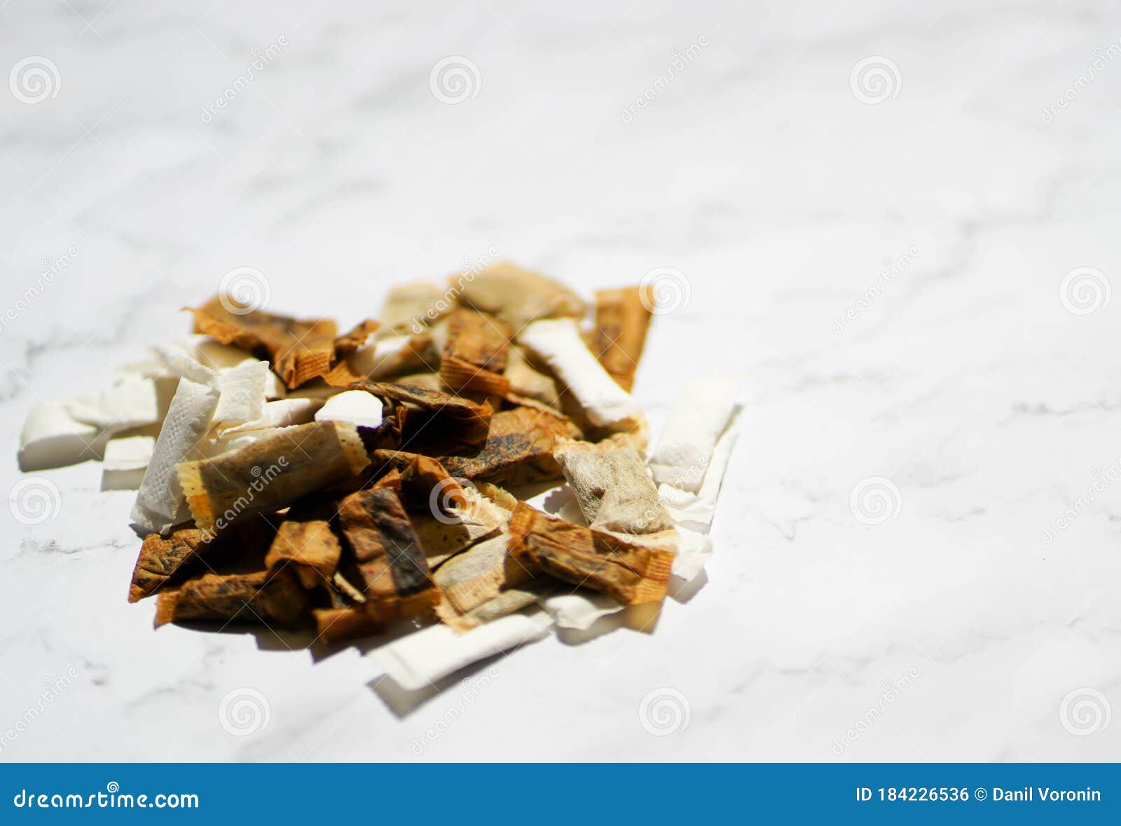 Swedish Snus Chewing Tobacco on a White Granite Background Stock Photo ...