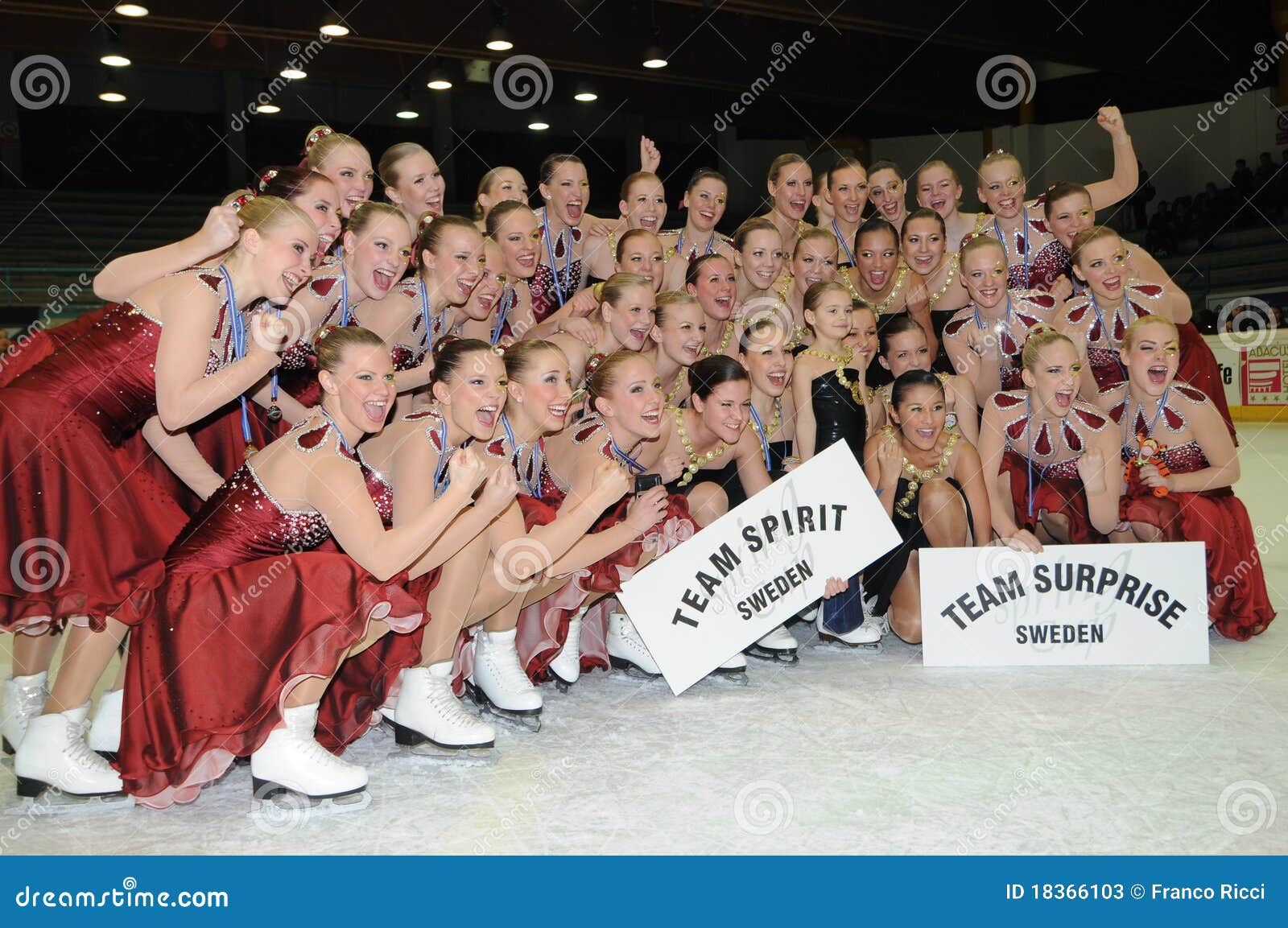 Swedish Teams Ice Skating Spring Cup 2011 Editorial Stock Photo - Image ...