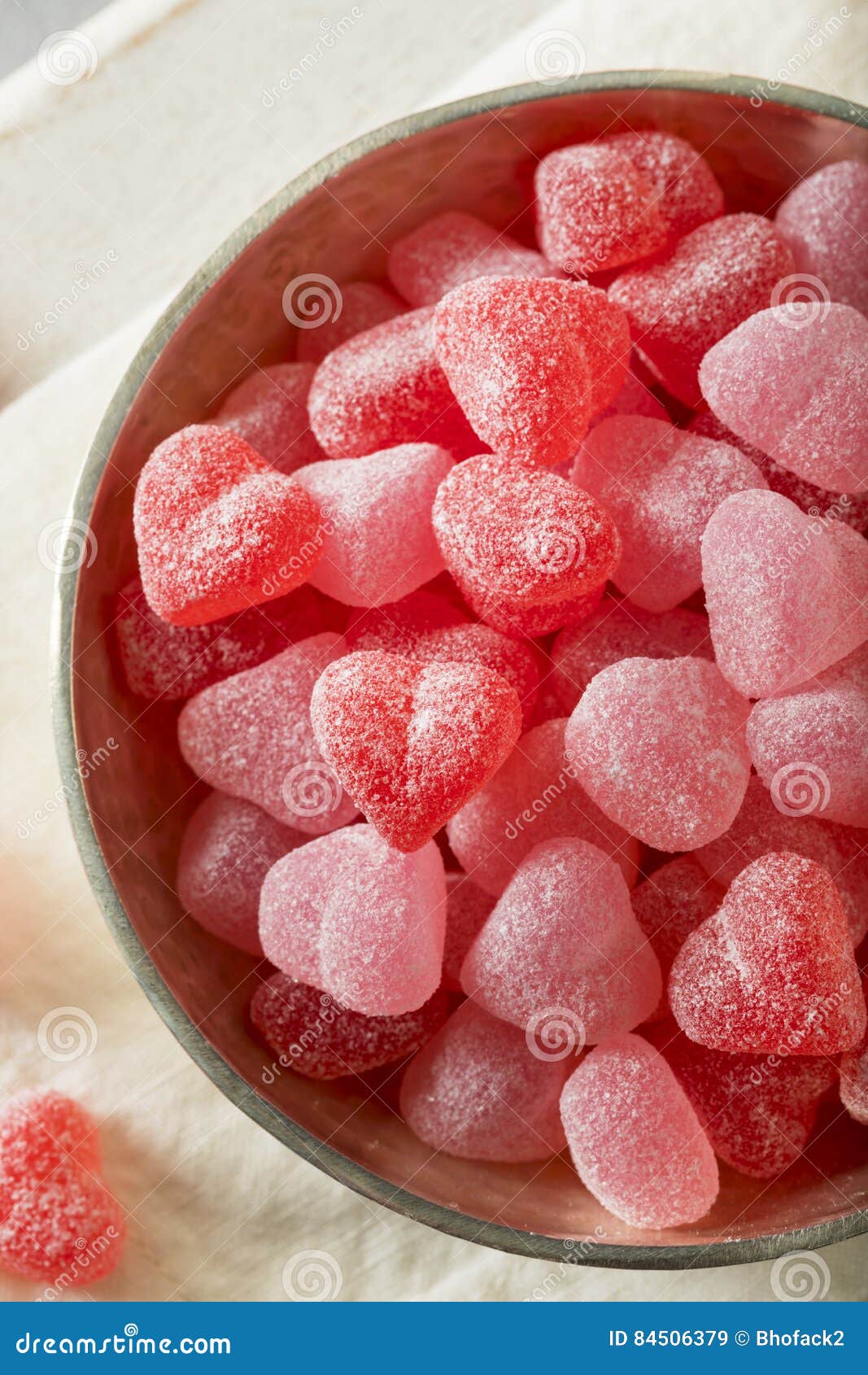 Sweed Red Heart Shaped Candy Stock Image - Image of pastel, indulgence ...