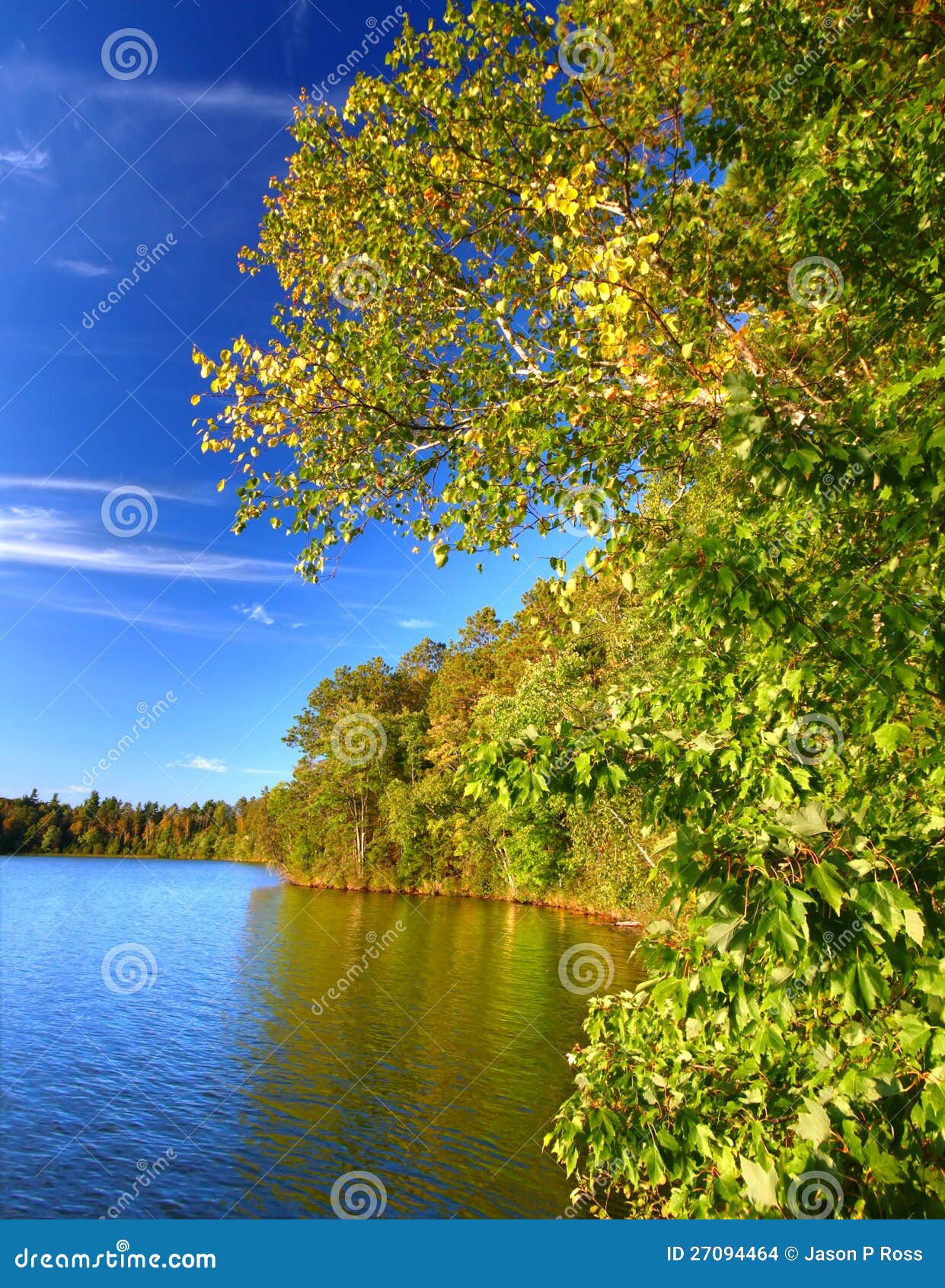 Sweeney Lake Northwoods Wisconsin Stock Photo - Image of county ...