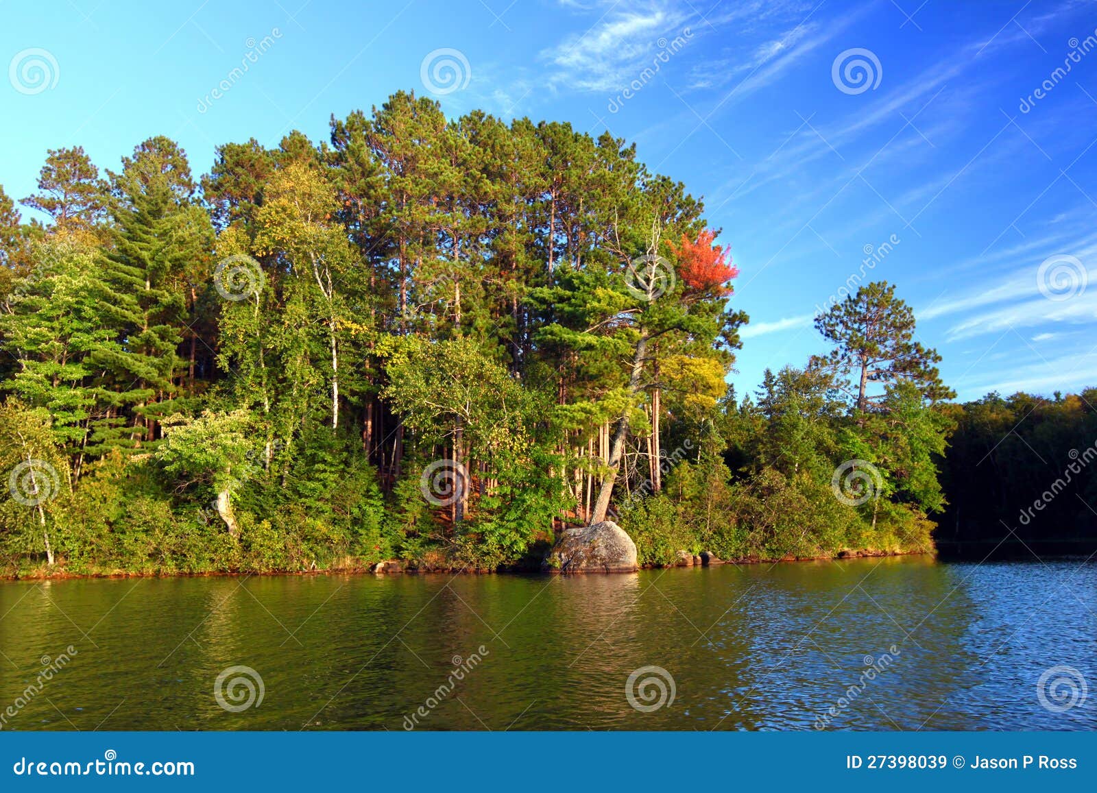 Sweeney Lake Northwoods Wisconsin Stock Image - Image of biological ...