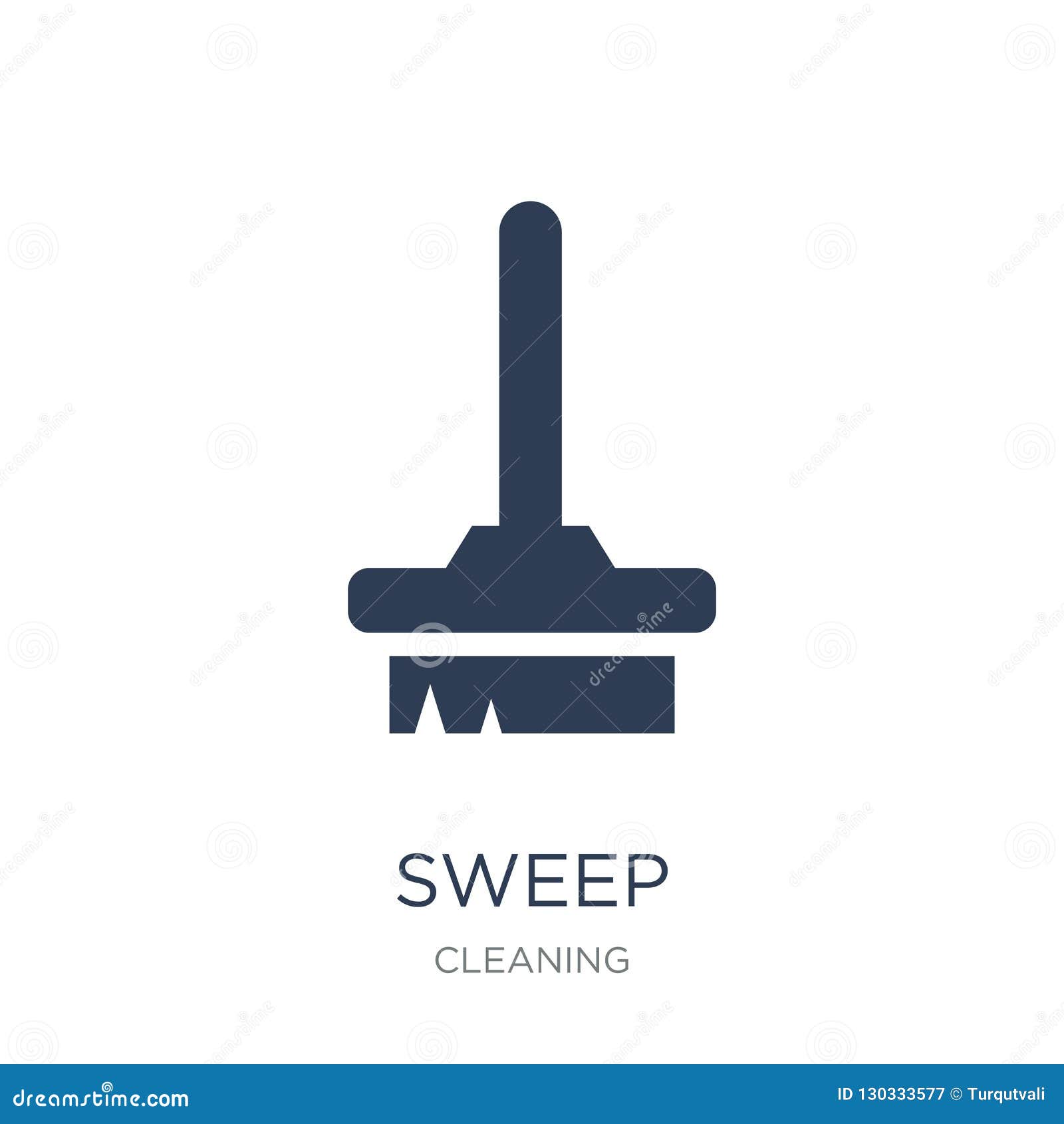 Sweep Icon. Trendy Flat Vector Sweep Icon on White Background Fr Stock ...
