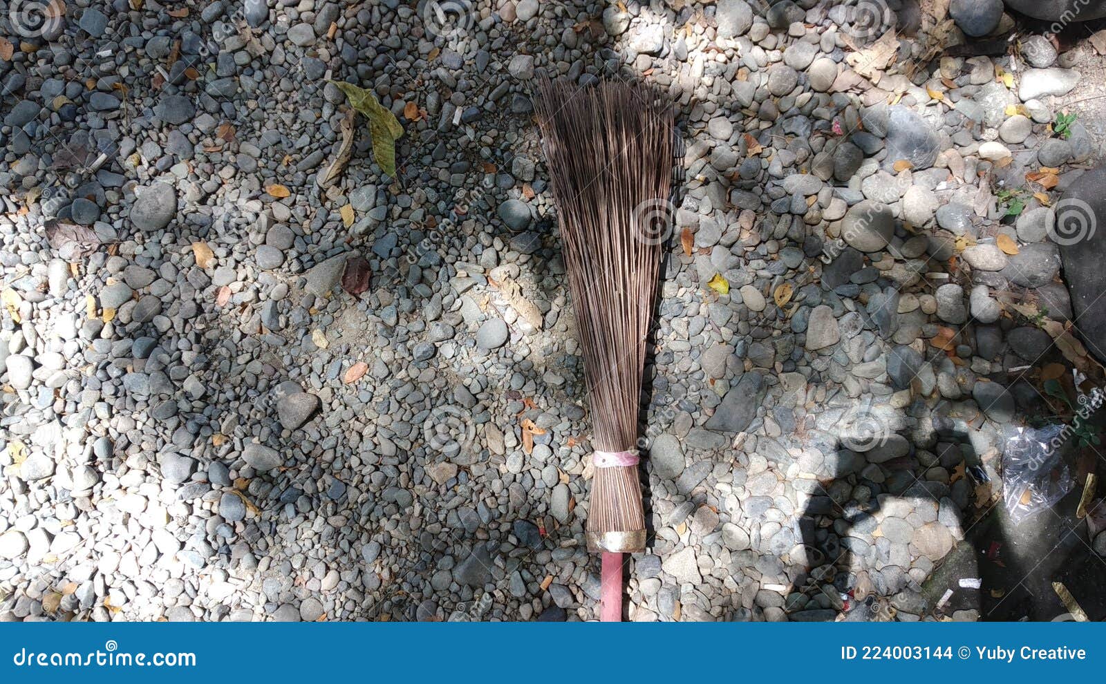 Sweep the Stick after Use and Place it on the Ground Stock Photo ...