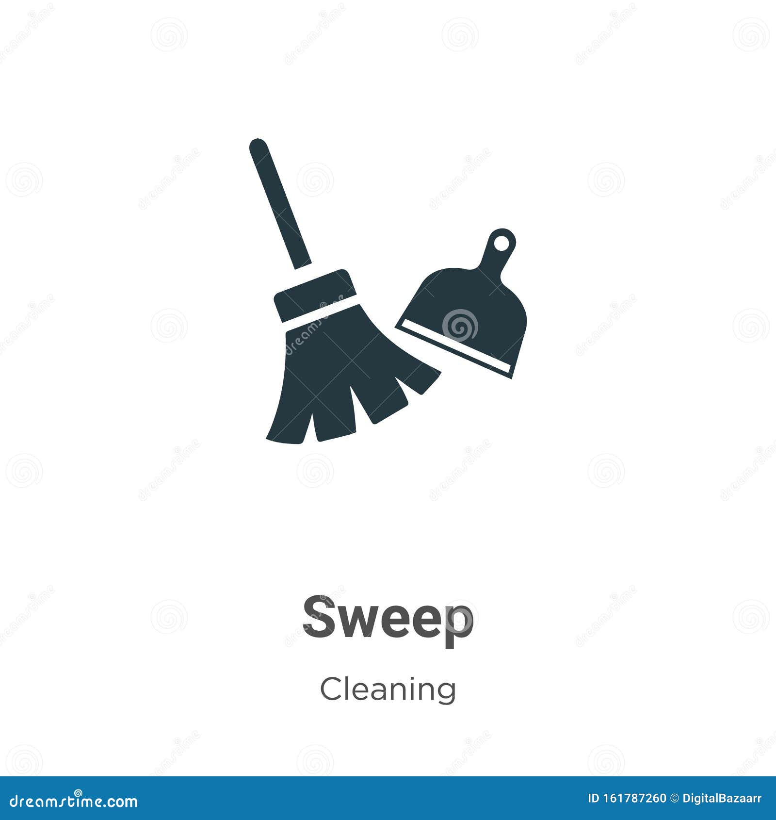Sweep Vector Icons, Sprays, Trash Cans And Prohibited Symbols, National No Housework Day Design ...