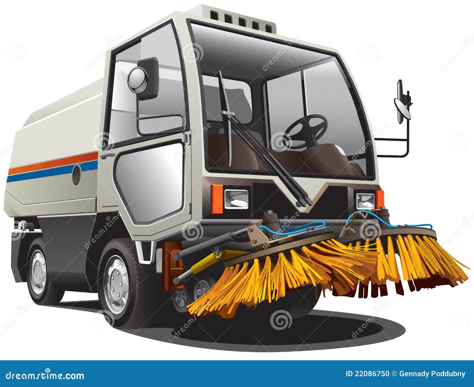 Sweeper Vector Illustration | CartoonDealer.com #22086750