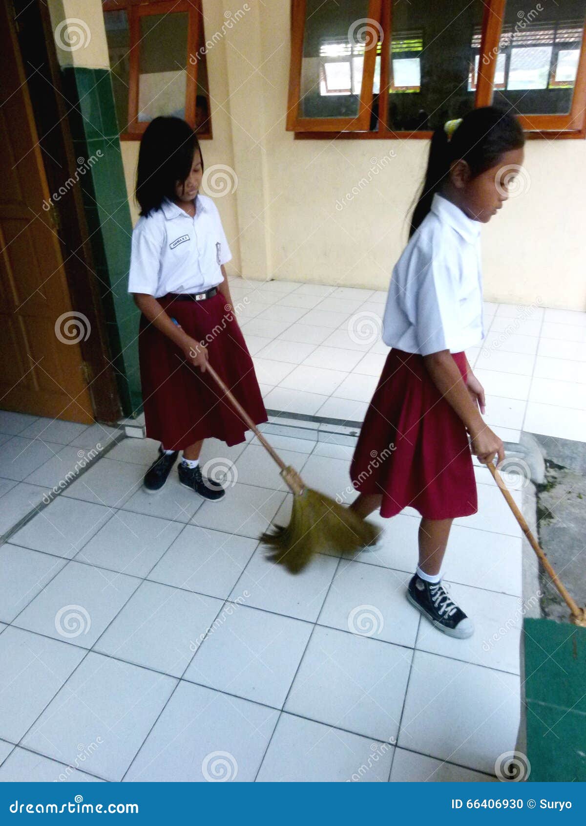 Sweeping class editorial image. Image of solo, indonesia - 66406930