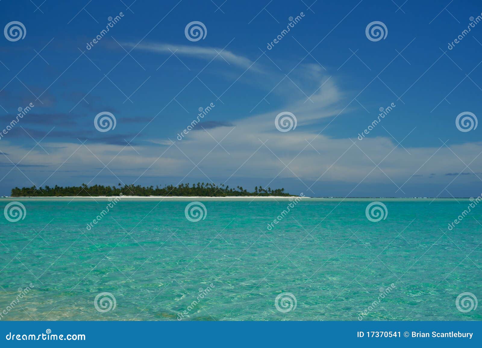 Sweeping Clouds Over Turquoise Sea. Stock Image - Image of environment ...