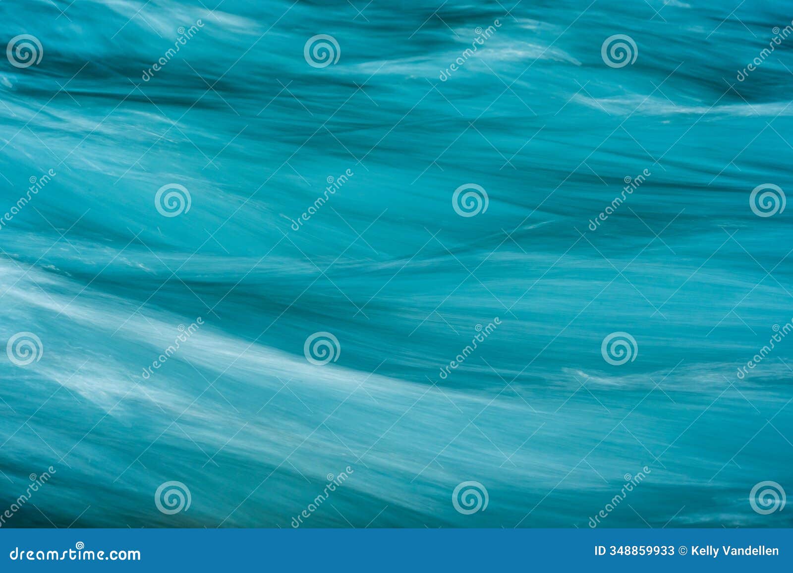 Sweeping Ripples of Rushing Water in the Hoh River Stock Image - Image ...