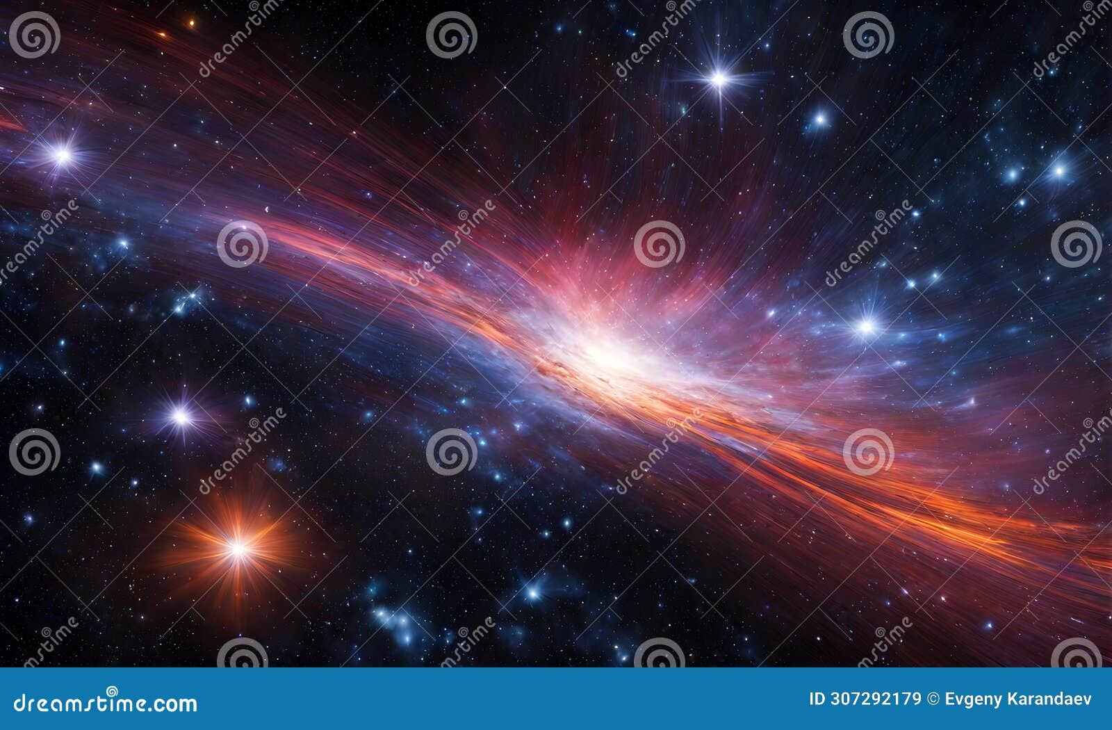 A Sweeping View of the Cosmos, Stars Streaking Across the Celestial ...