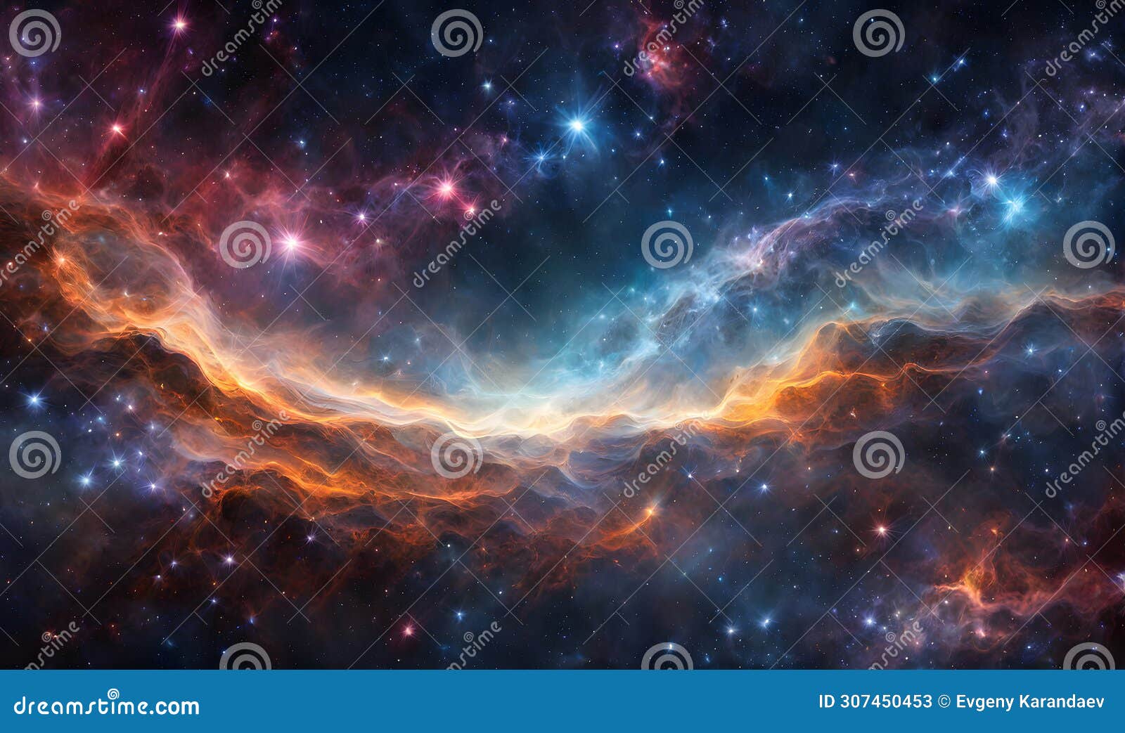 A Sweeping View of the Cosmos, Stars Streaking Across the Celestial ...