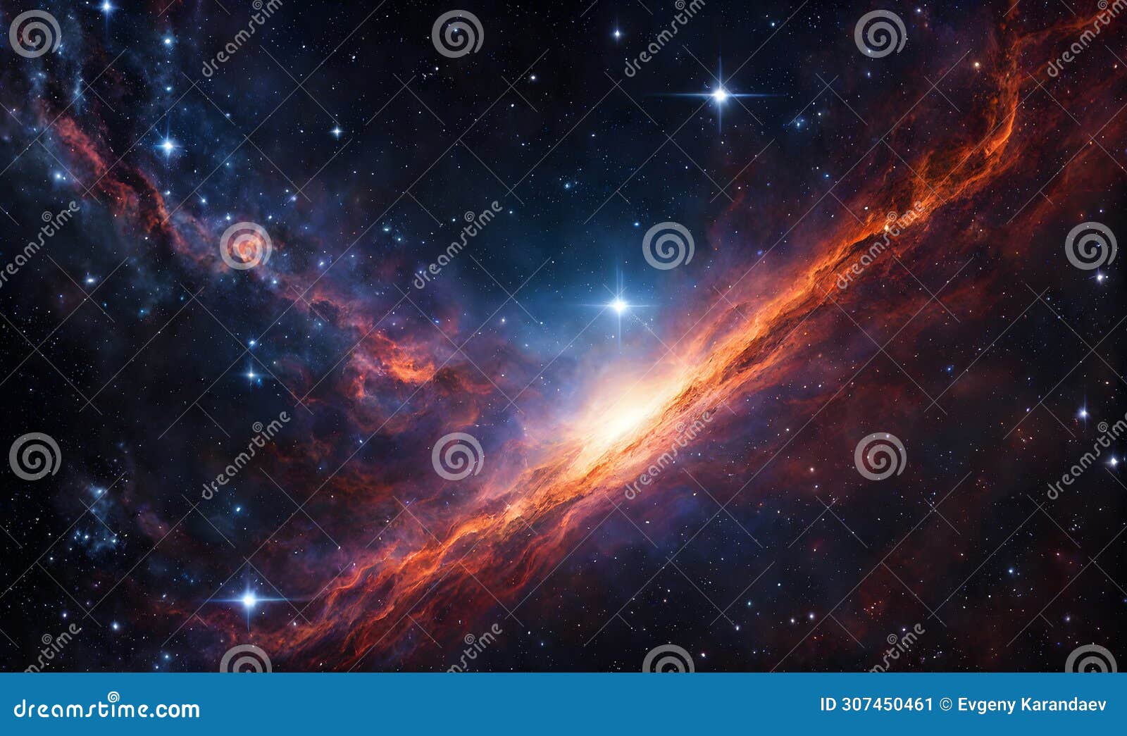 A Sweeping View of the Cosmos, Stars Streaking Across the Celestial ...