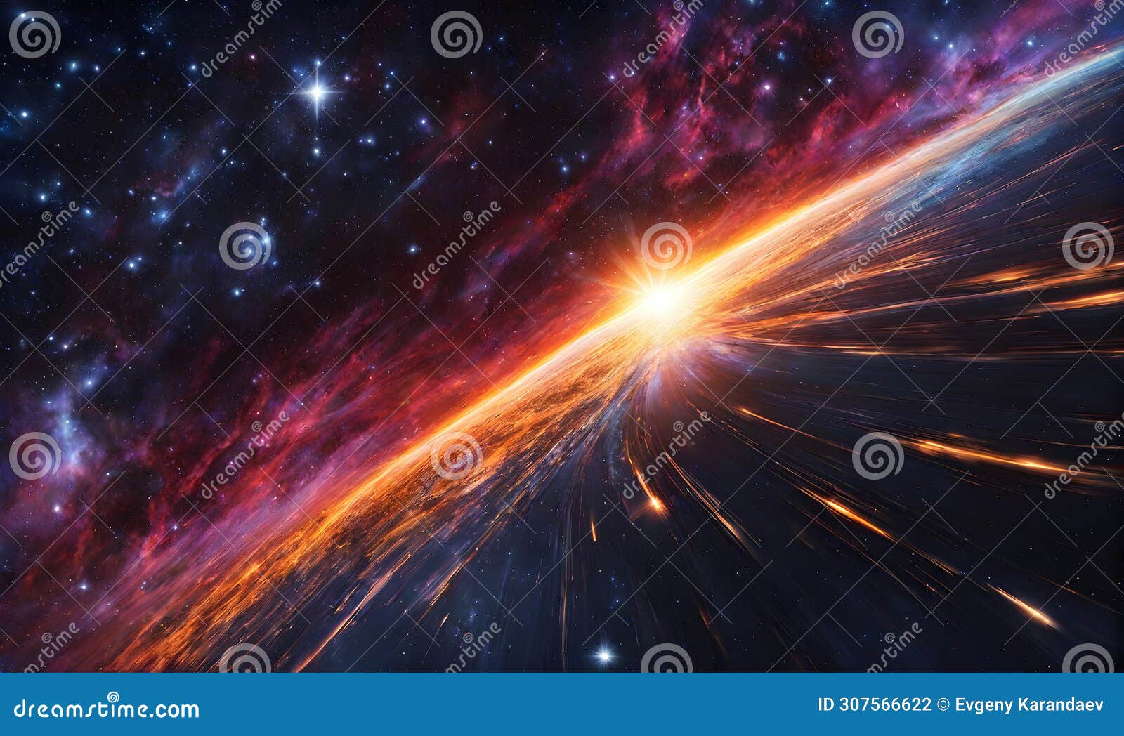 A Sweeping View of the Cosmos, Stars Streaking Across the Celestial ...