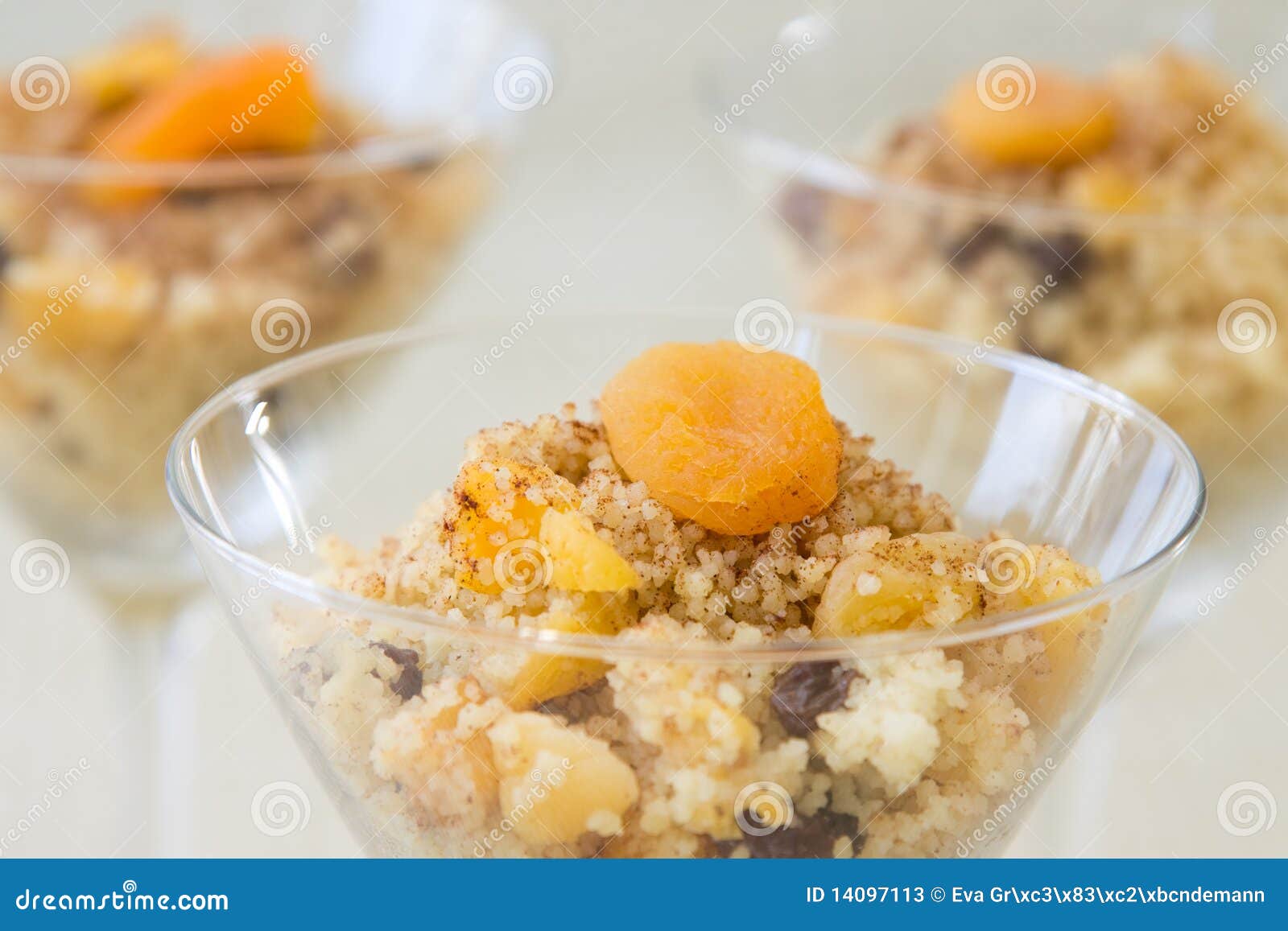 Sweet African Couscous stock image. Image of dessert - 14097113