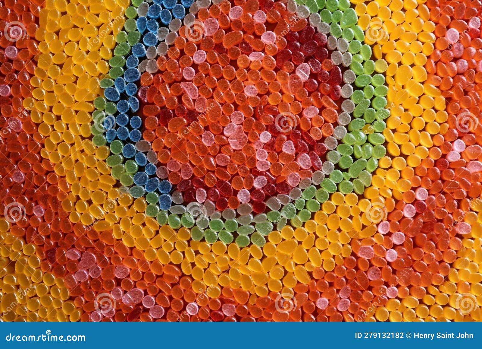 The Sweet Allure: a Spectrum of Candy Delights Stock Illustration ...