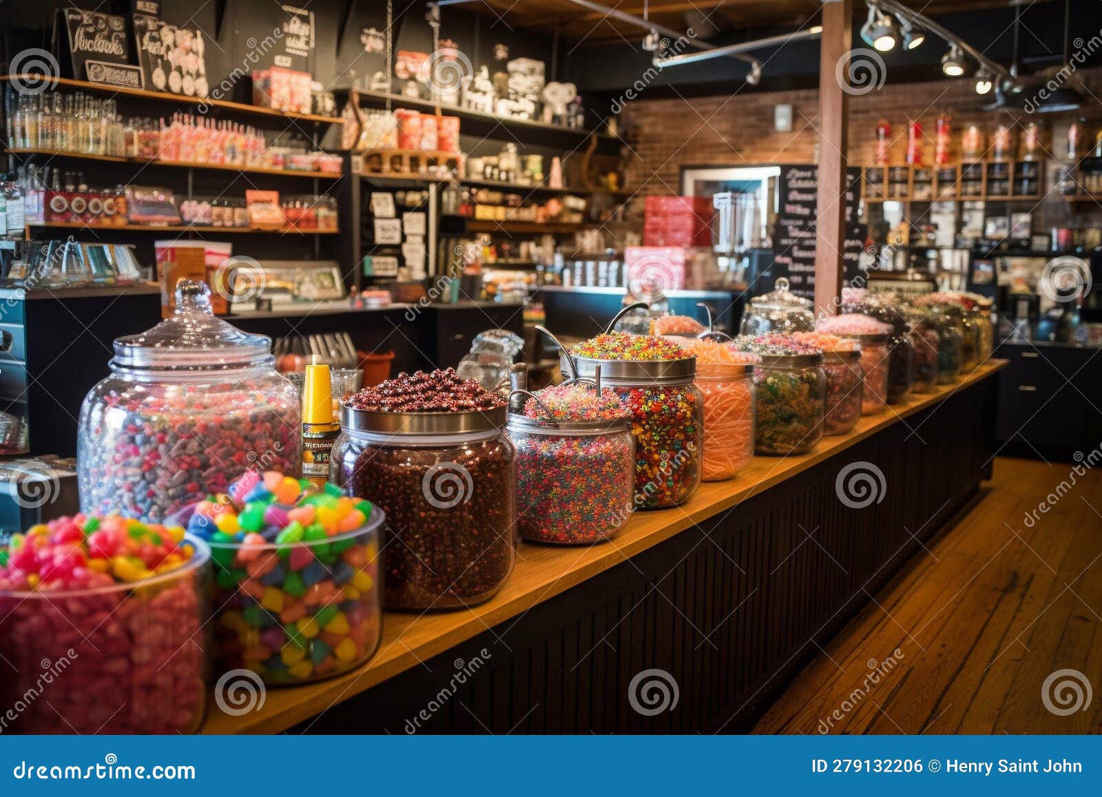 The Sweet Allure: a Spectrum of Candy Delights Stock Illustration ...
