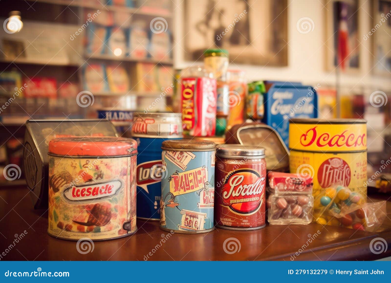 The Sweet Allure: a Spectrum of Candy Delights Stock Illustration ...