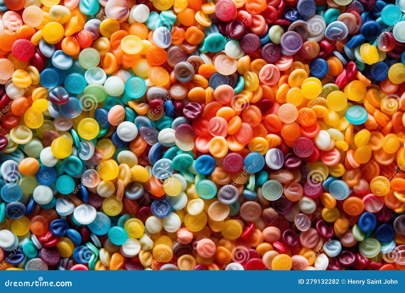 The Sweet Allure: a Spectrum of Candy Delights Stock Illustration ...