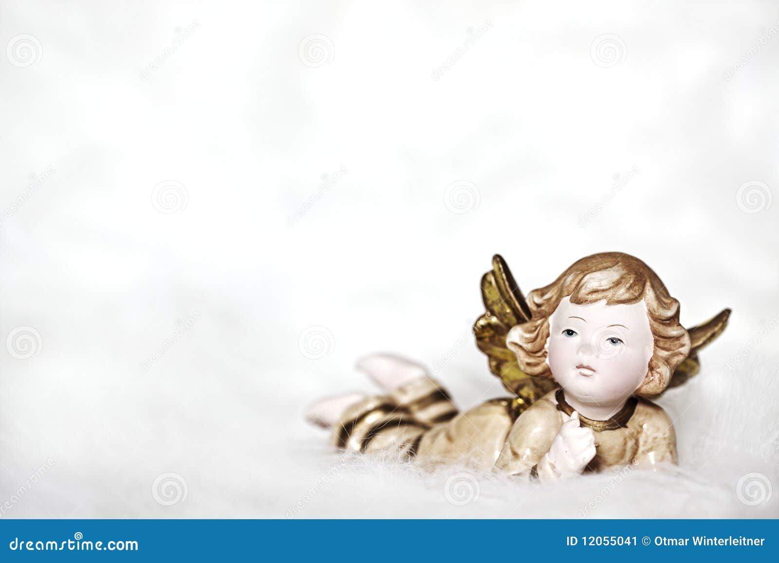 Sweet angel on cloud stock image. Image of cast, serene - 12055041
