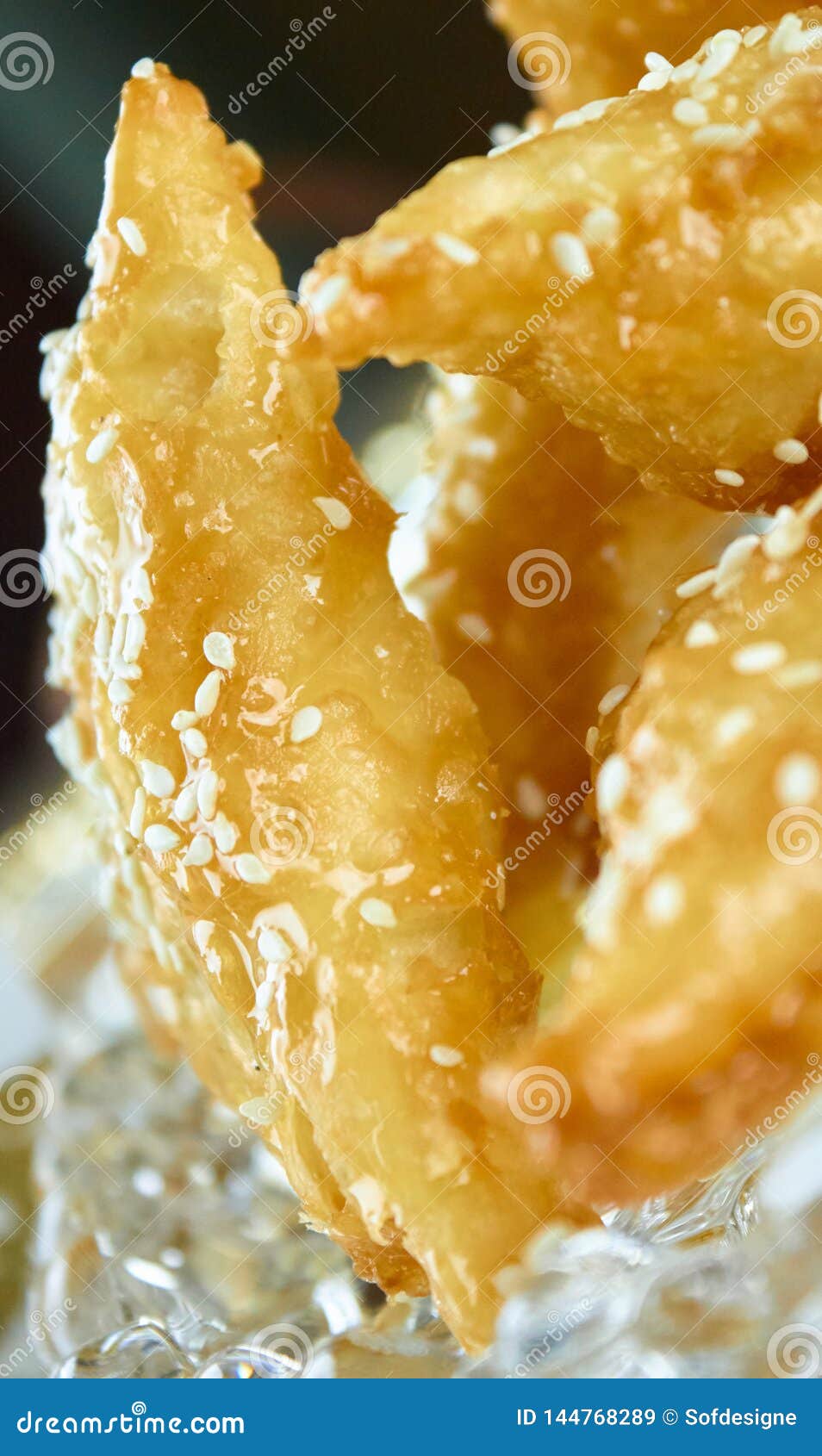 Sweet Arabic Algerian Samsa Samosa Royalty-Free Stock Photo ...