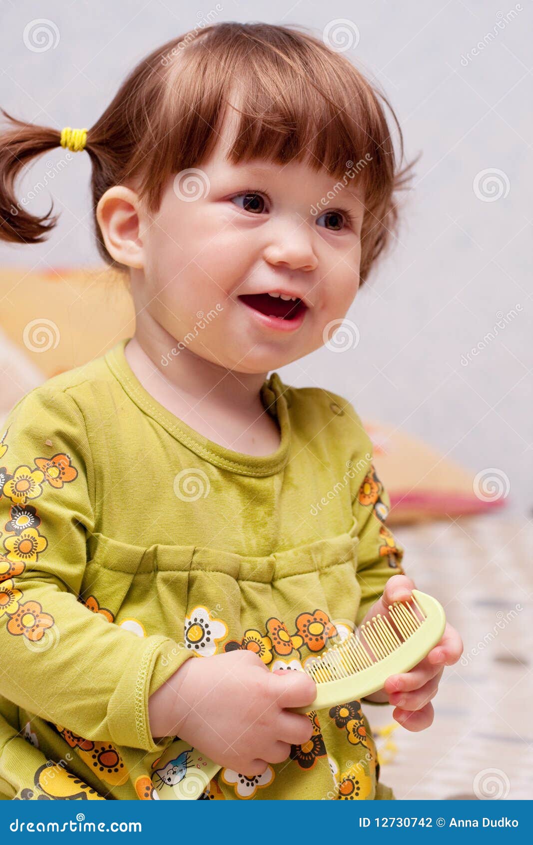 Sweet baby girl stock photo. Image of infancy, birth - 12730742