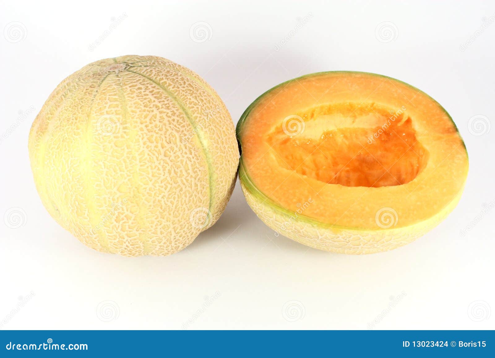 Sweet baby melon stock photo. Image of orange, ripe, isolated - 13023424
