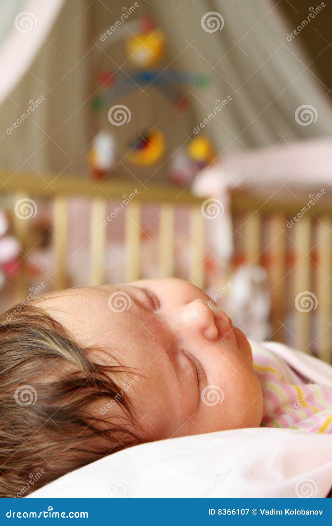 A sweet baby sleeping stock image. Image of beautiful - 8366107