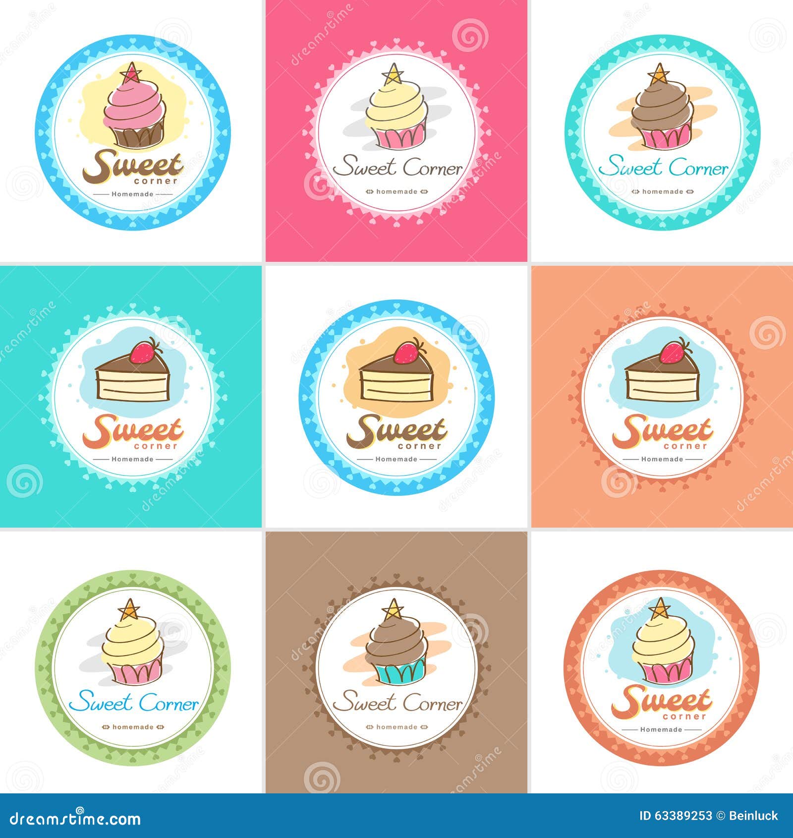 Sweet Bakery Badge Label and Logo Stock Vector - Illustration of bakery ...
