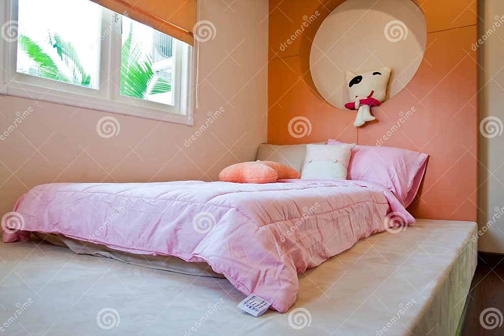 Sweet bedroom stock photo. Image of beautiful, furniture - 15817184