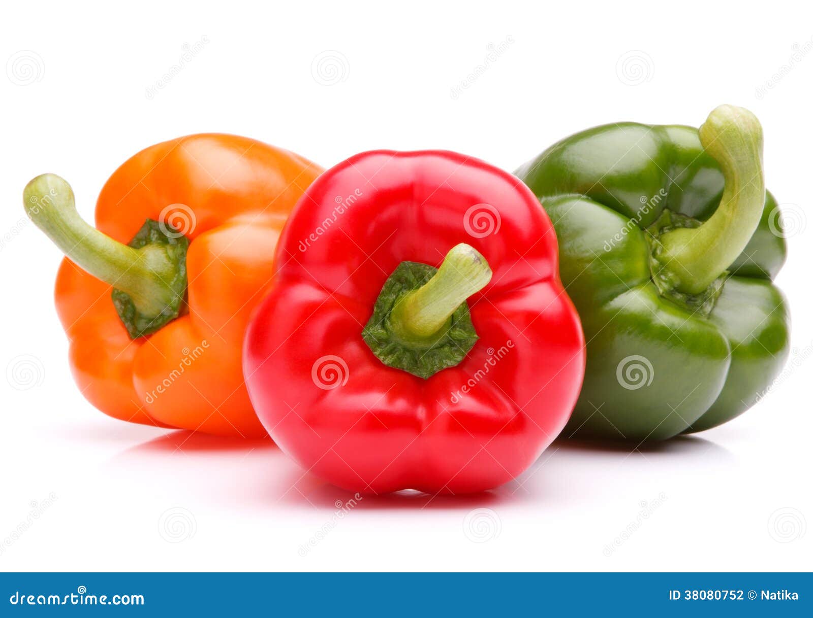 Sweet Bell Pepper Isolated on White Background Cutout Stock Photo ...