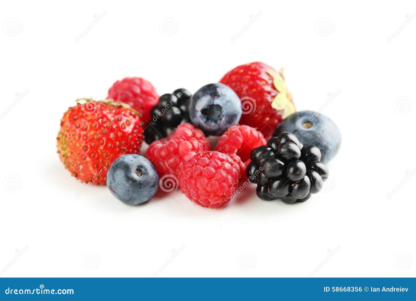 Sweet berries stock photo. Image of fresh, isolated, juicy - 58668356
