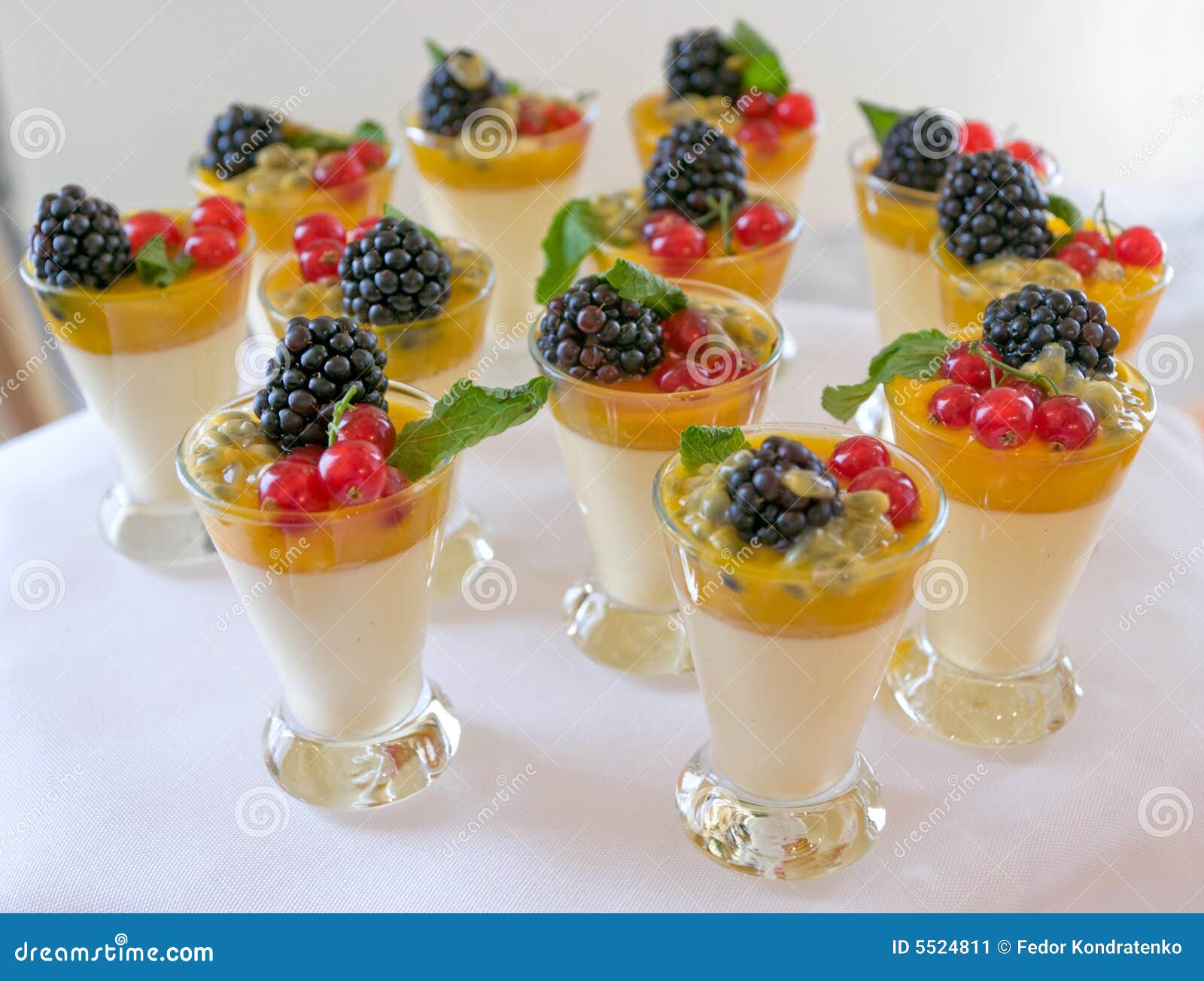 Sweet berry desserts stock image. Image of arrangement - 5524811