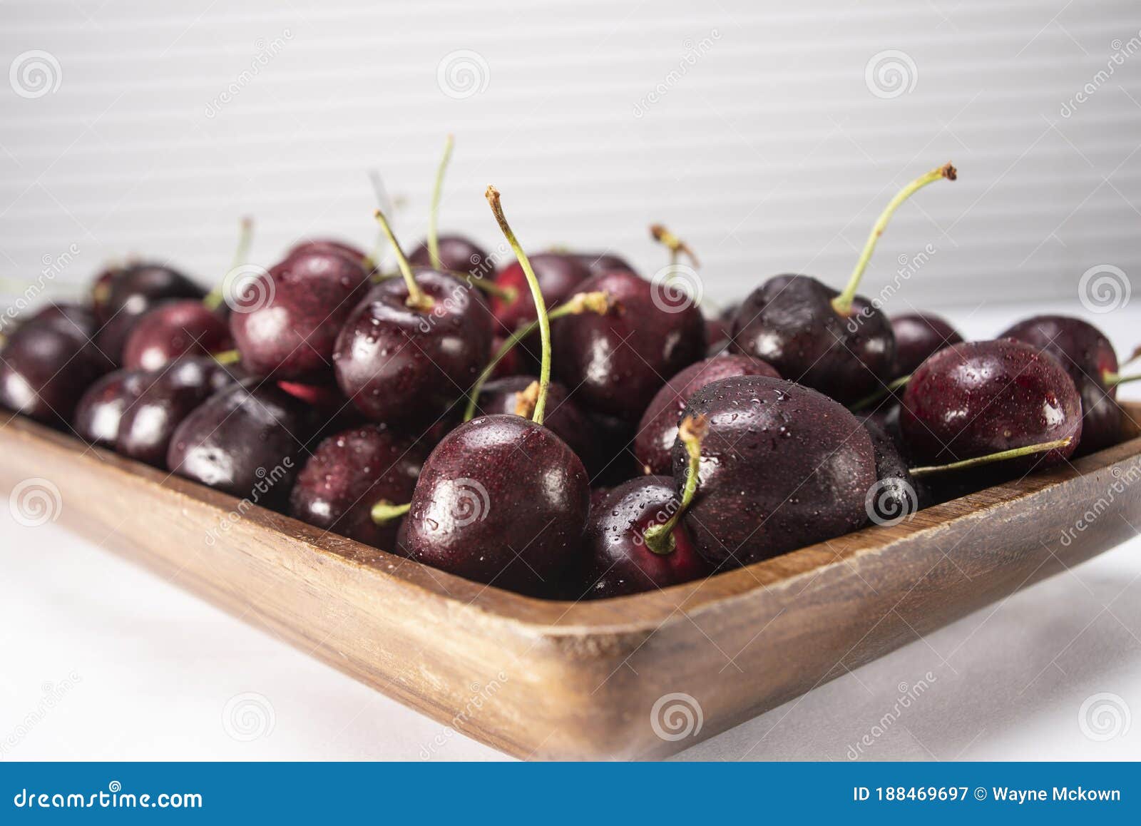 Sweet bing cherries stock image. Image of garden, fruit - 188469697