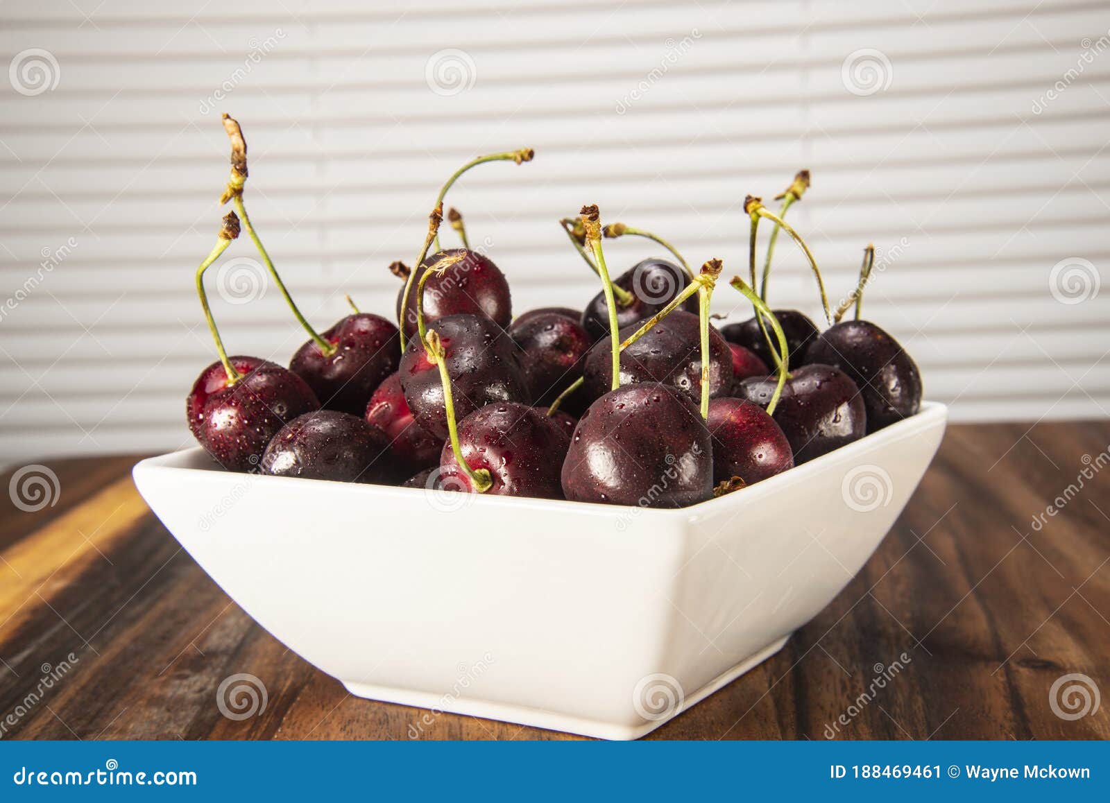 Sweet bing cherries stock image. Image of branches, bright - 188469461