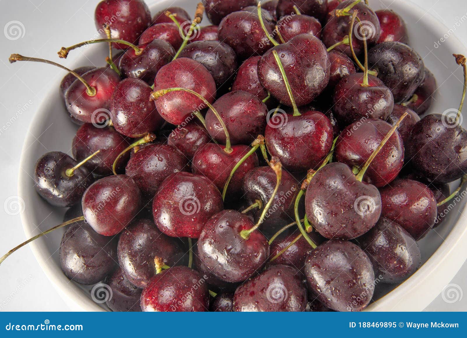 Sweet bing cherries stock image. Image of bloom, black - 188469895
