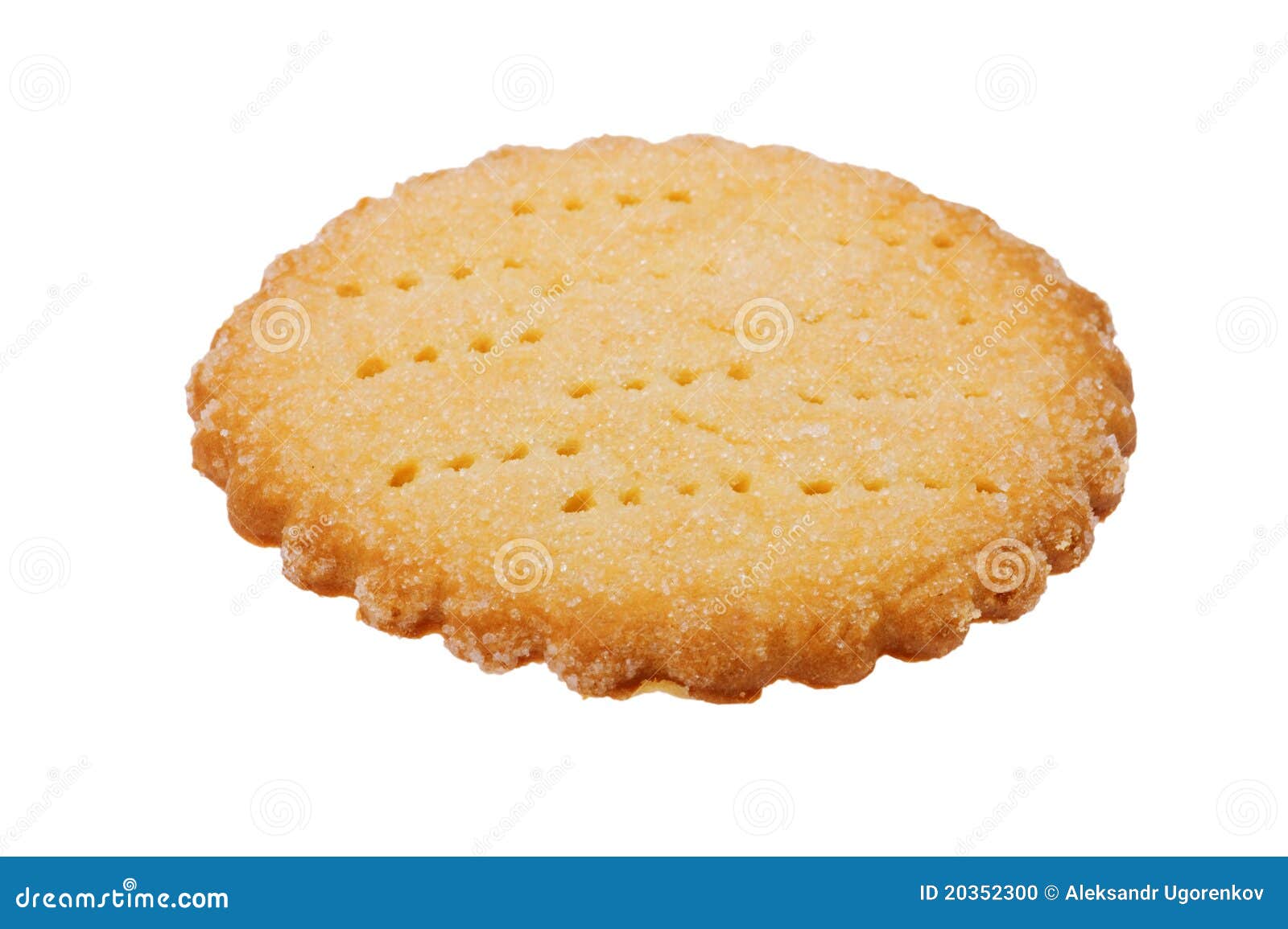 Sweet Biscuit on White Close Up Stock Photo - Image of meal, brown ...