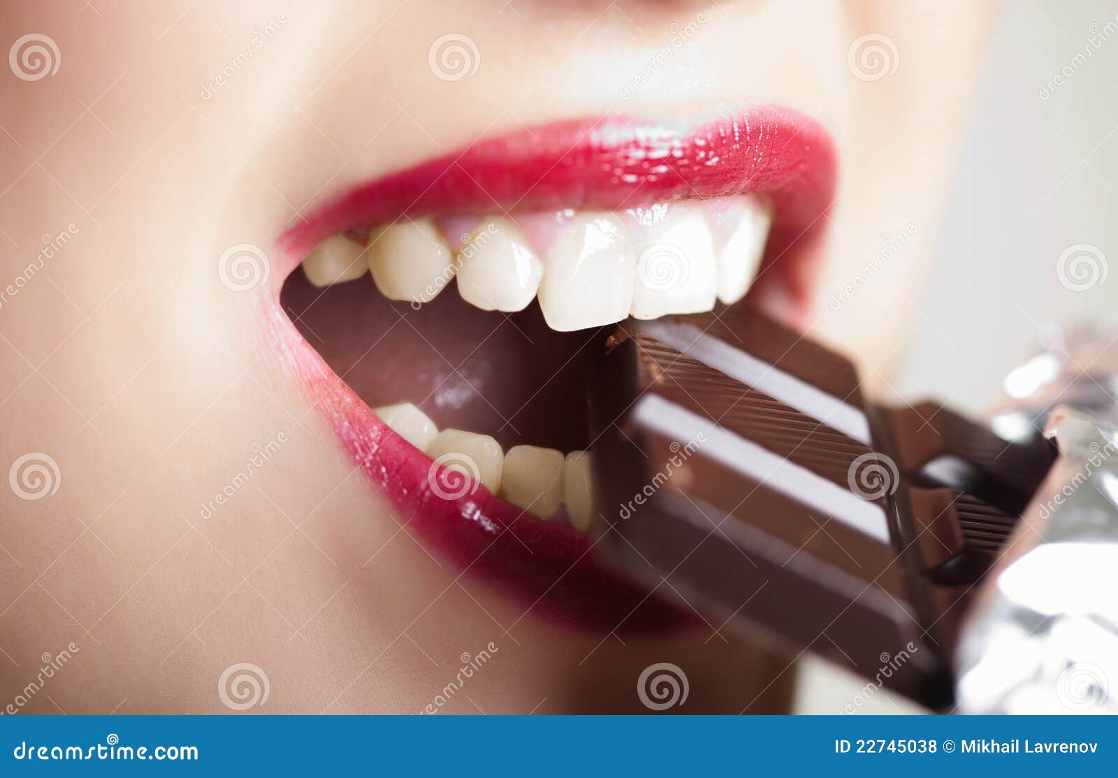 Sweet bite stock photo. Image of beautiful, gentle, mouth - 22745038