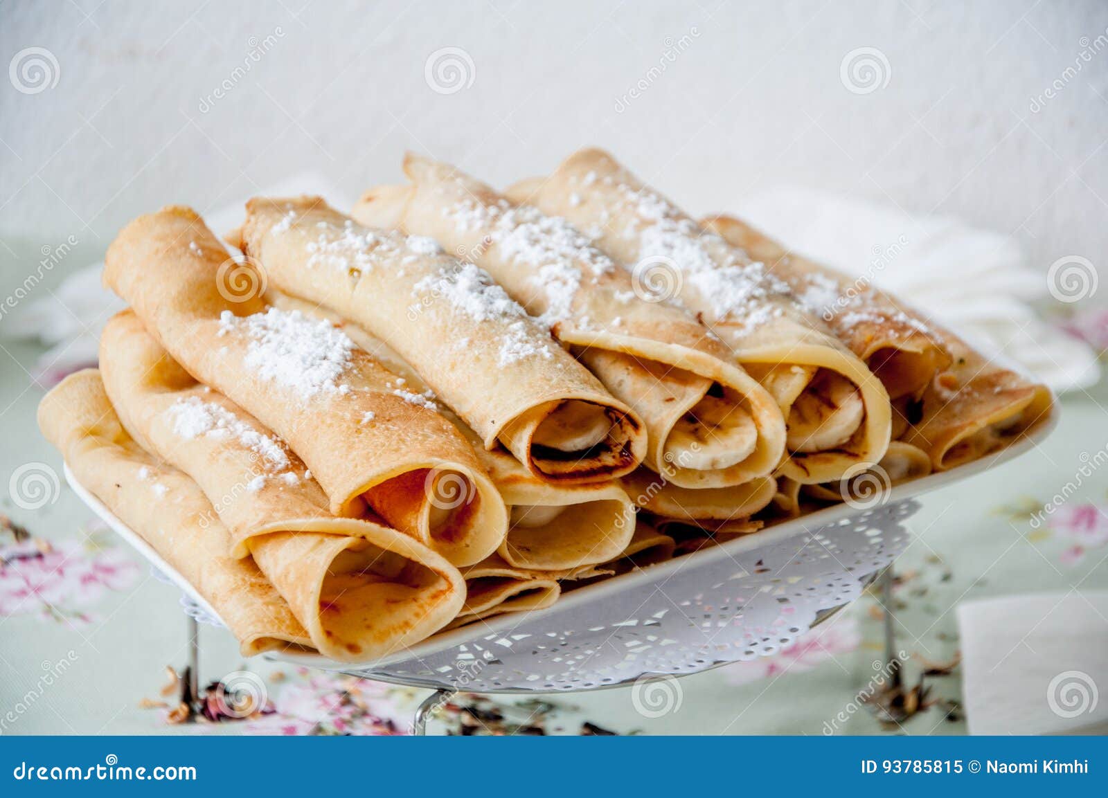 Sweet Blini pancake stock image. Image of cake, horizontal - 93785815