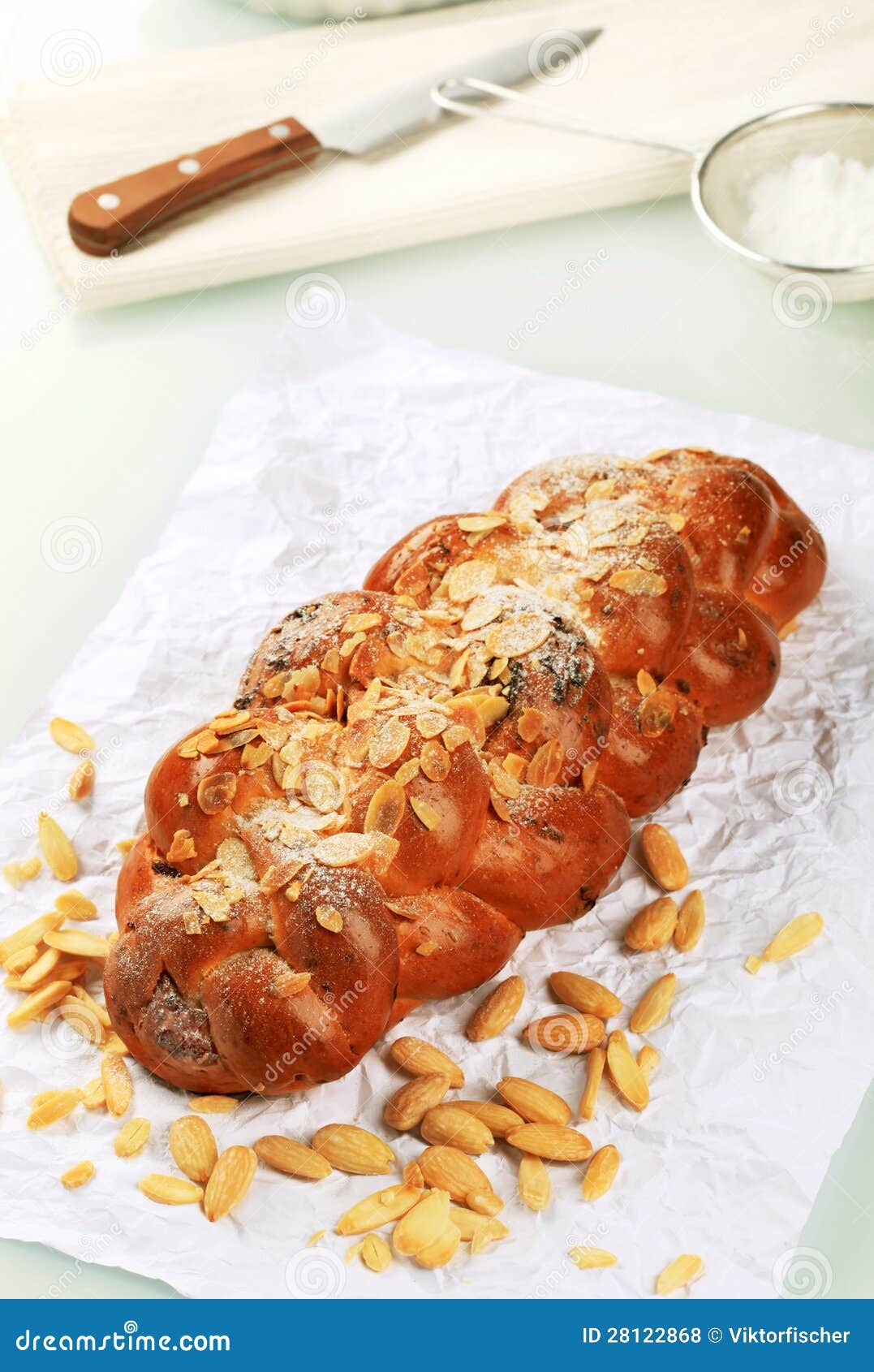 Sweet braided bread stock photo. Image of breakfast, cuisine - 28122868