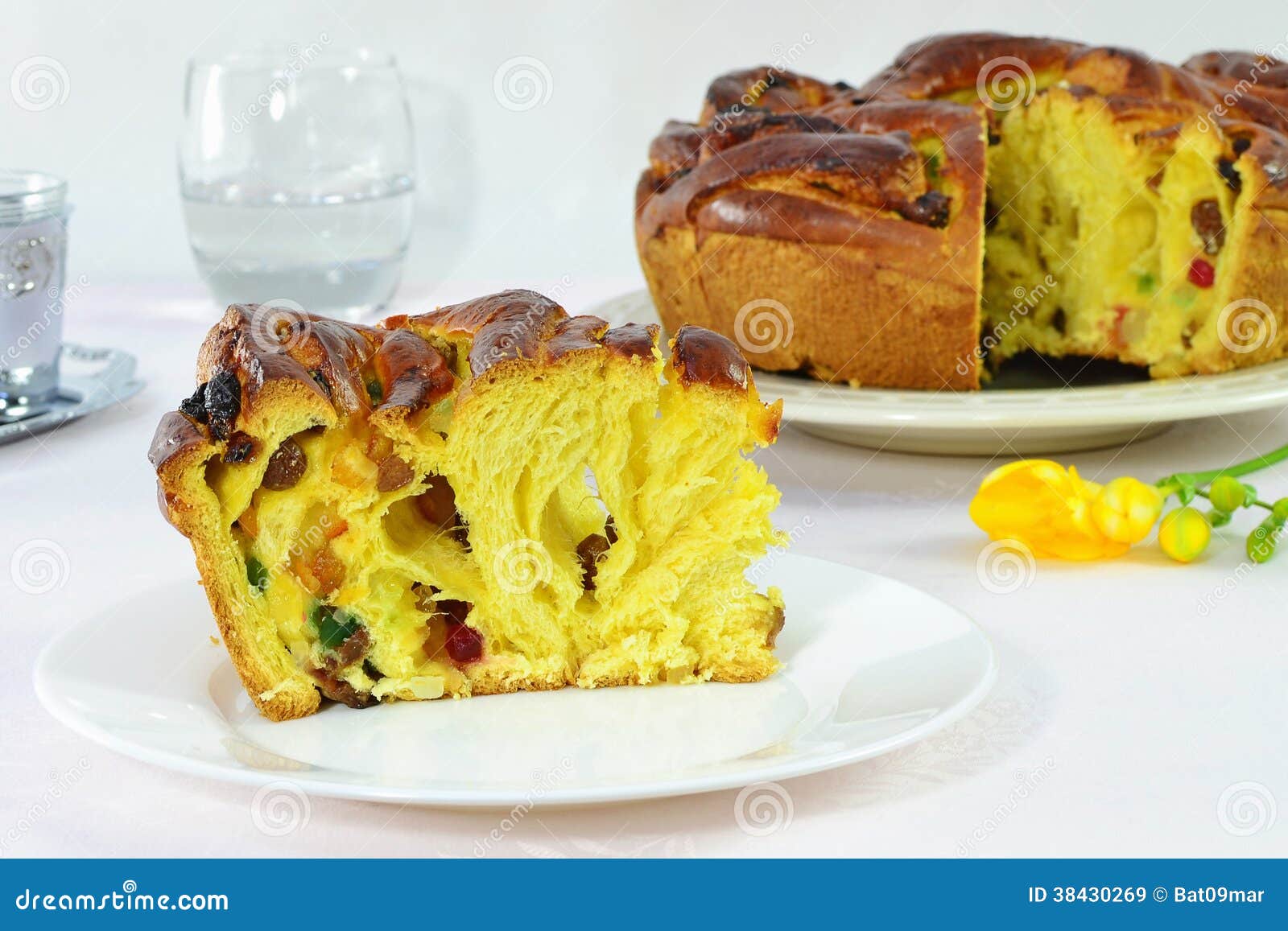 Sweet bread sliced stock image. Image of breakfast, snack - 38430269