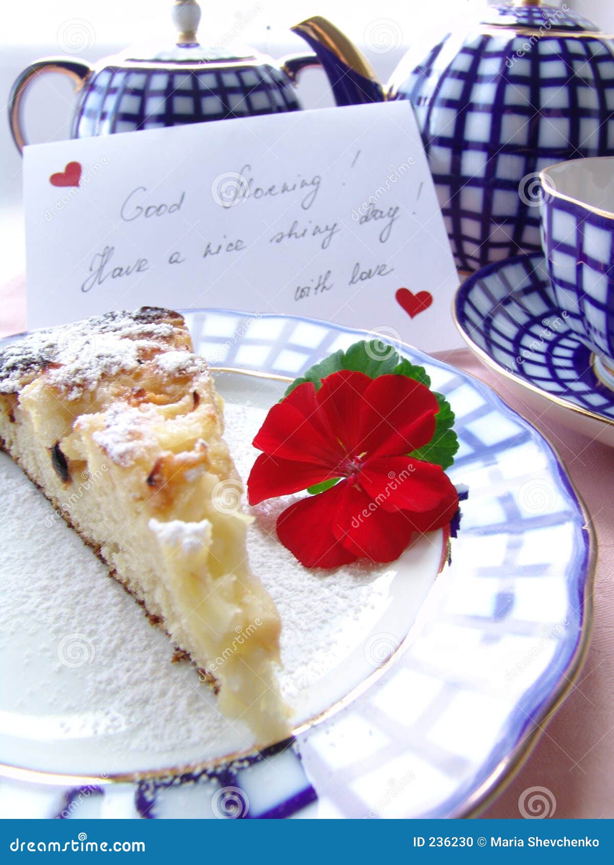 Sweet breakfast stock photo. Image of valentine, service - 236230