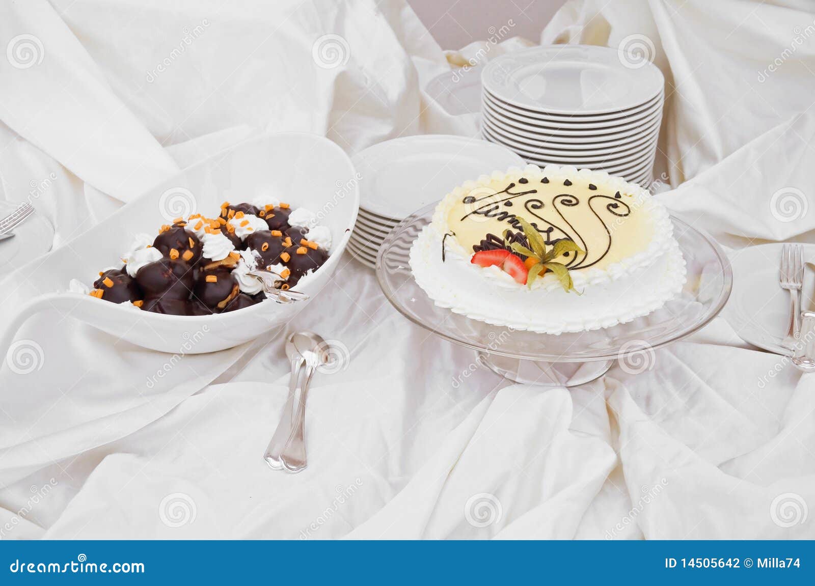Sweet Buffet. stock photo. Image of glazed, ceremony - 14505642