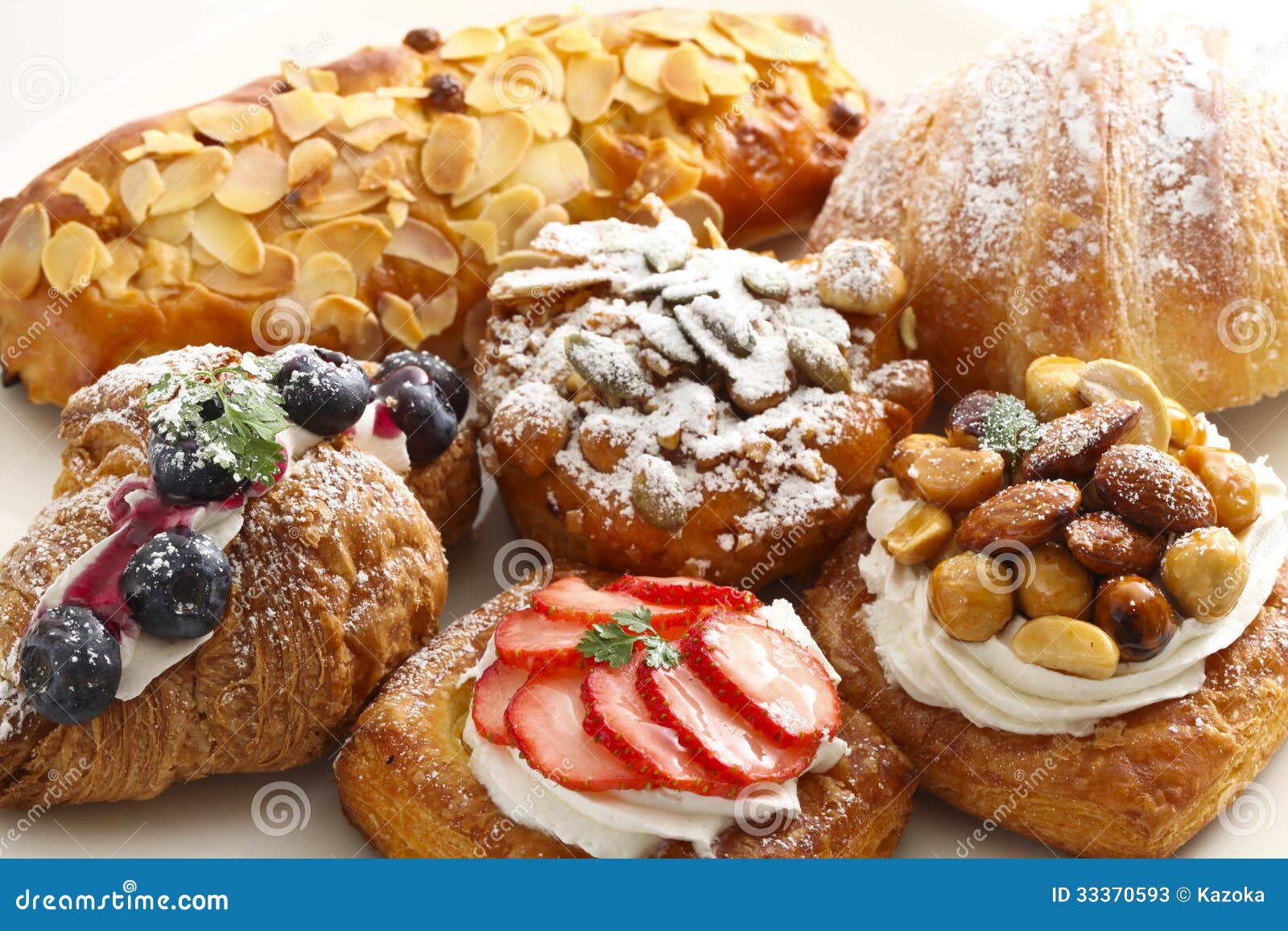 Sweet bun stock image. Image of grain, jelly, breakfast - 33370593