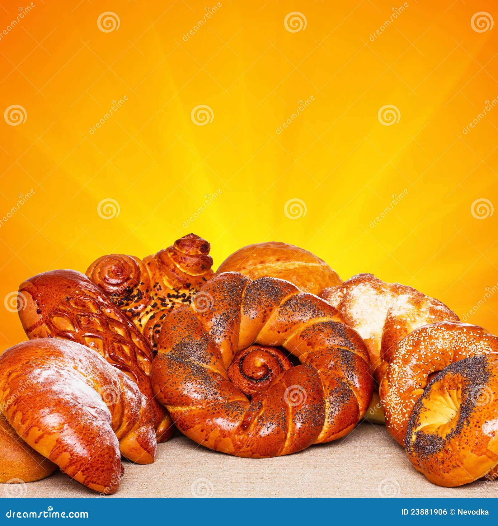 Sweet buns stock photo. Image of baked, poppy, golden - 23881906