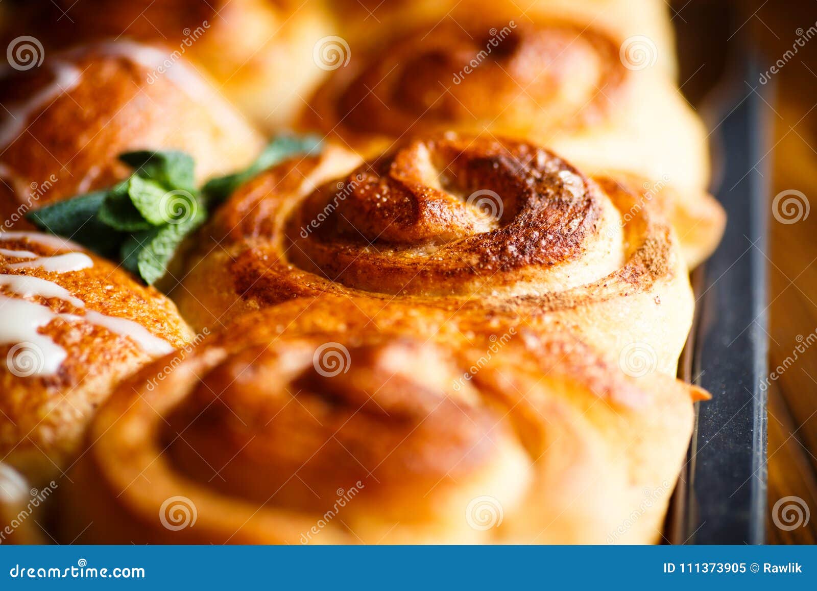 Sweet Buns with Jam and Cream Stock Image - Image of breakast, cream ...