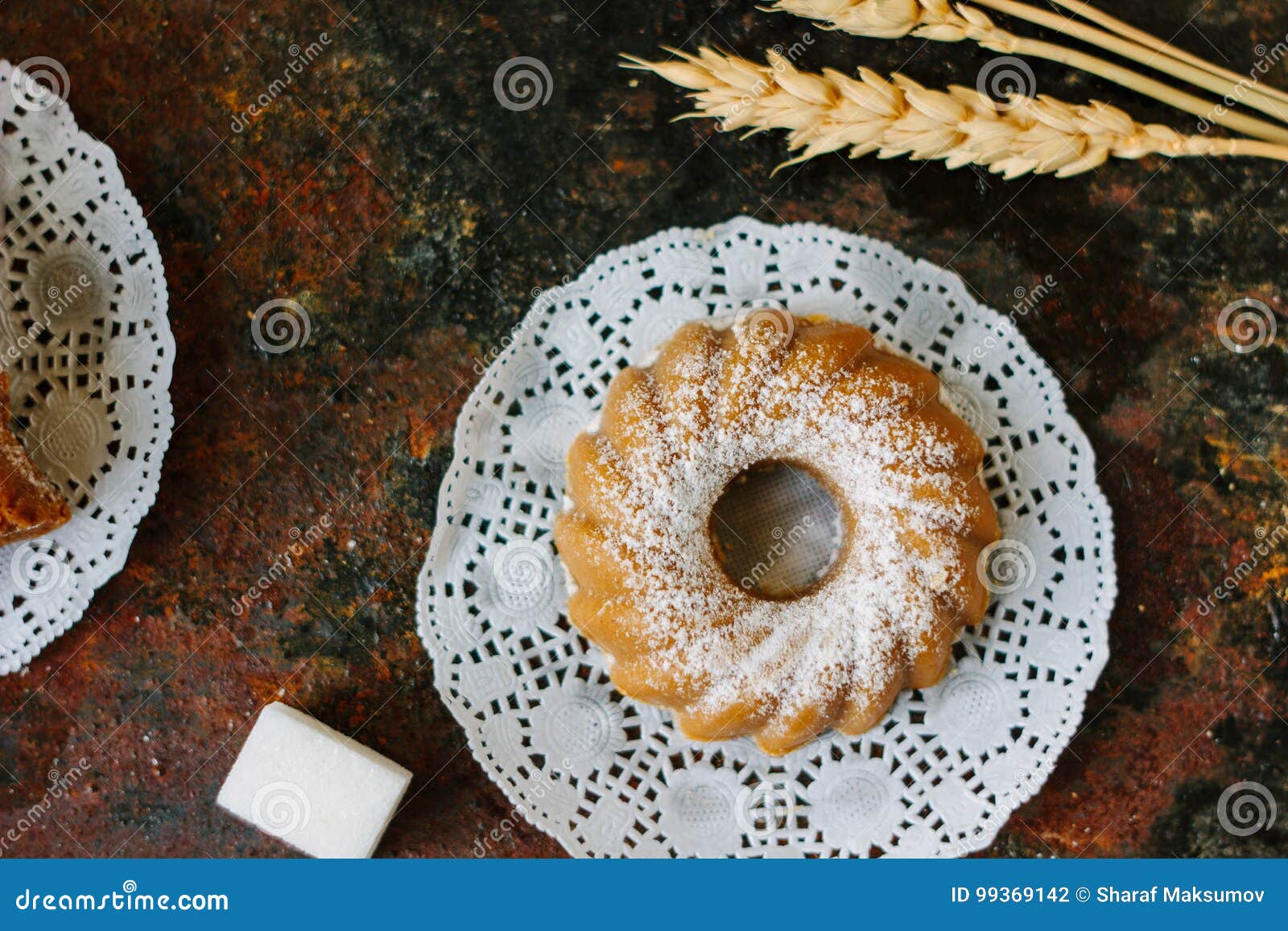 Sweet Cake in Form of Circle. Stock Photo - Image of vegetarian ...