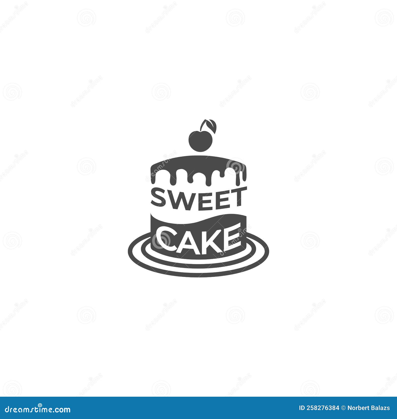 Sweet Cake Logo. Bakery Logo Template. Cake Symbol. Stock Vector ...
