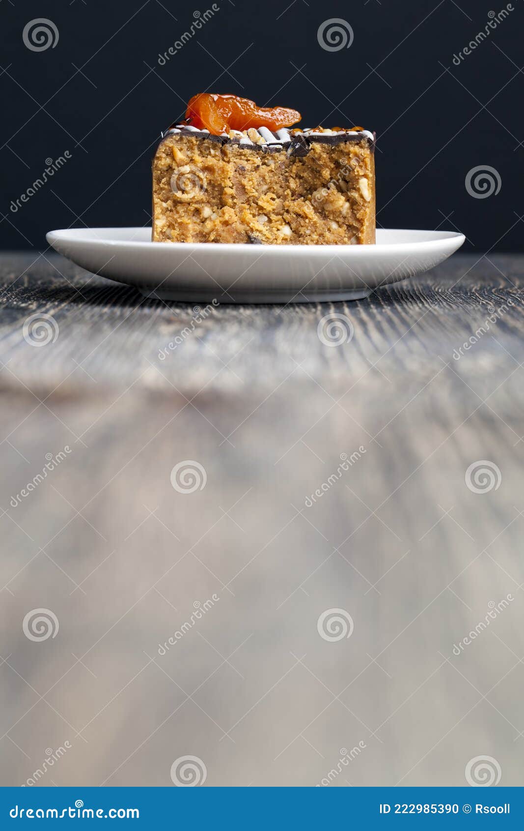 Sweet Cake in the Shape of a Cylinder Stock Photo - Image of milk ...