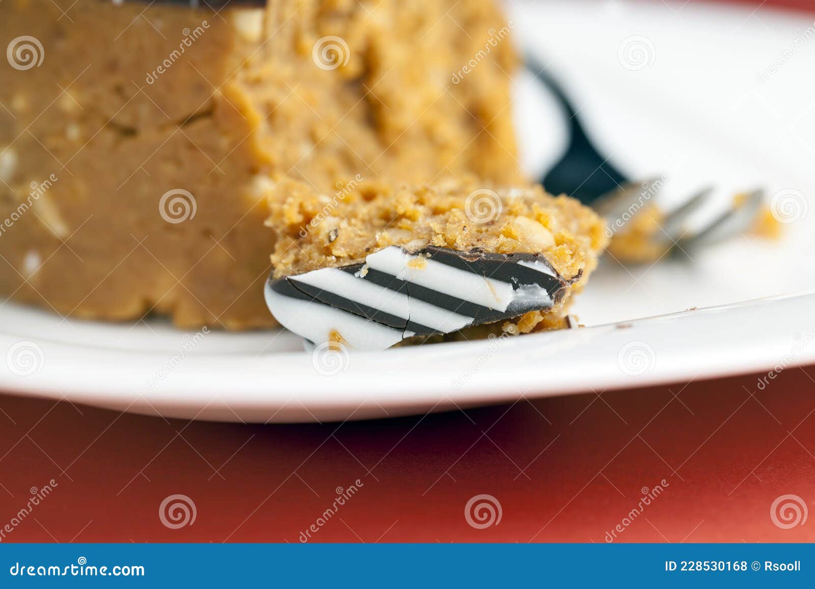 Sweet Cake in the Shape of a Cylinder Stock Photo - Image of snack ...