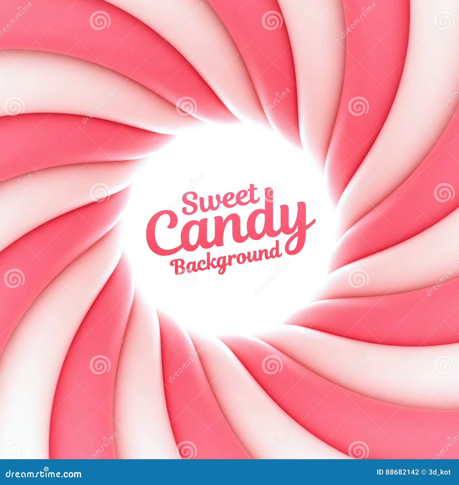 Sweet Candy Background with Place for Your Content Stock Vector ...