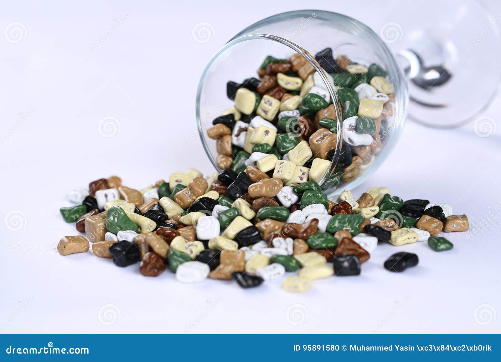 Sweet candy dragee stock photo. Image of bubble, chewing - 95891580